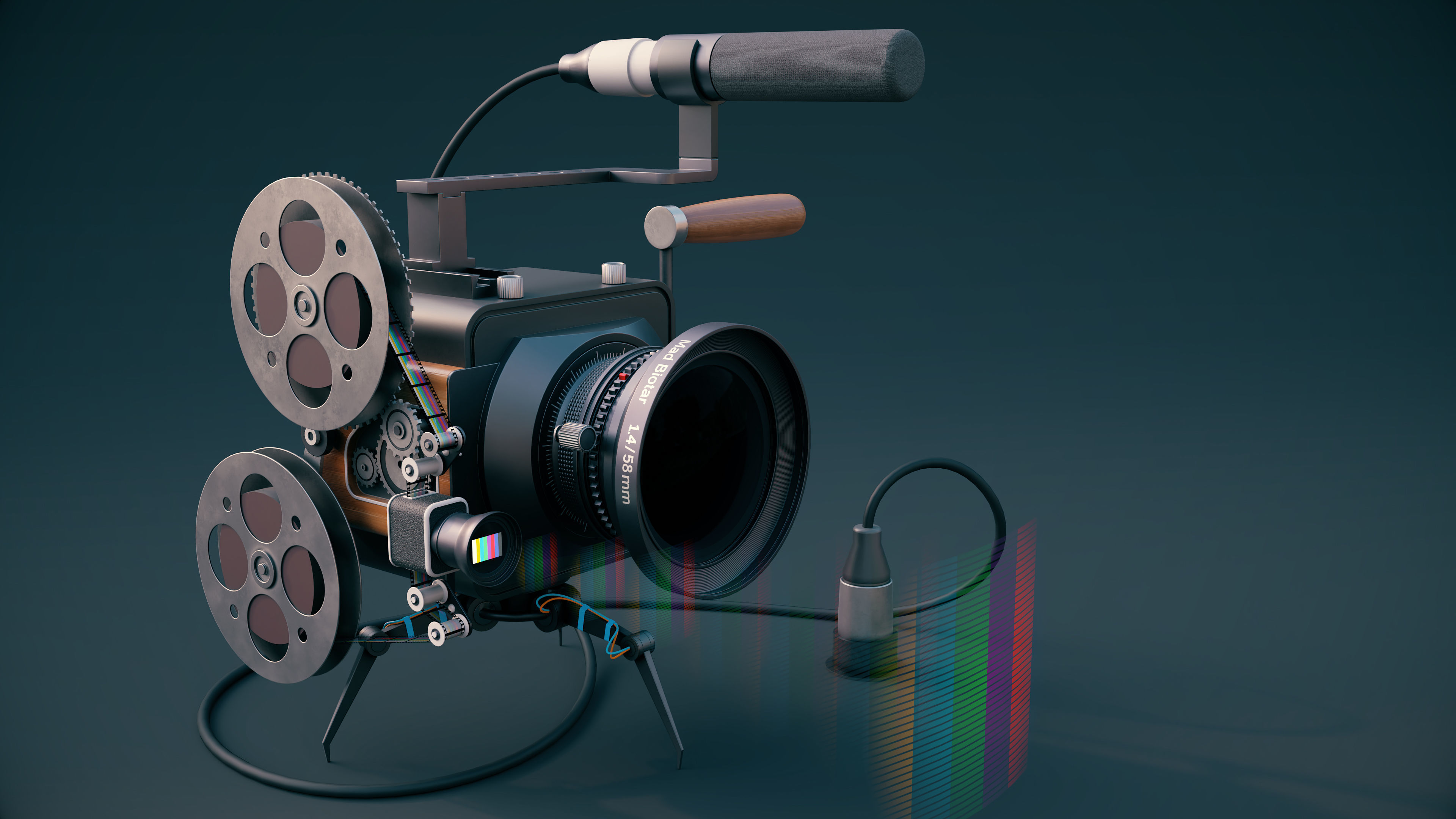 Mad Camera 3D model animated rigged | CGTrader