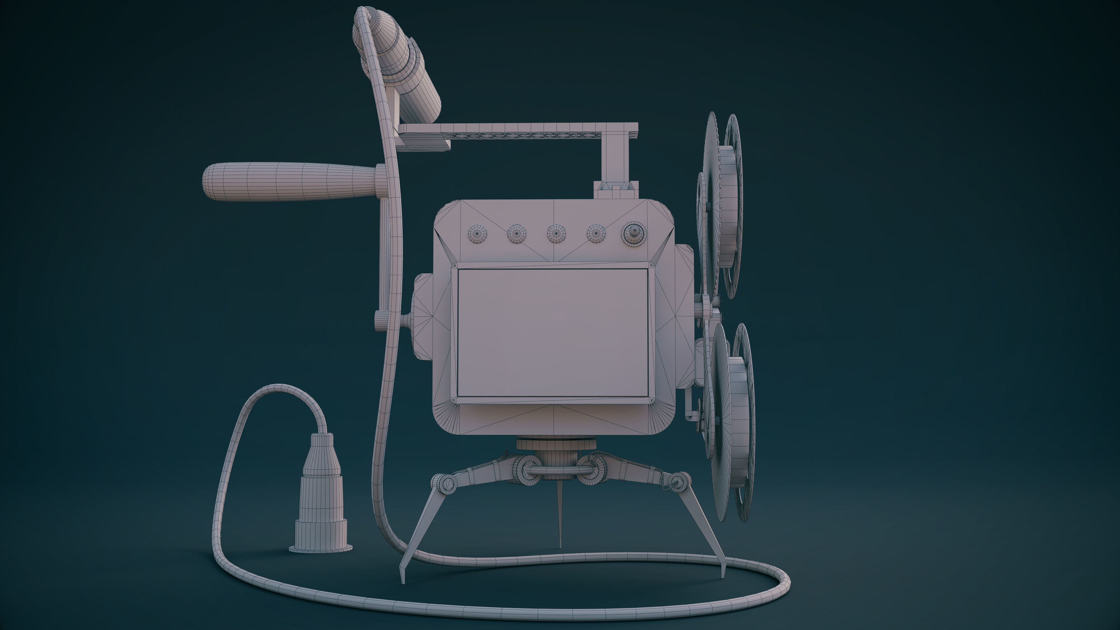 Mad Camera 3D model animated rigged | CGTrader