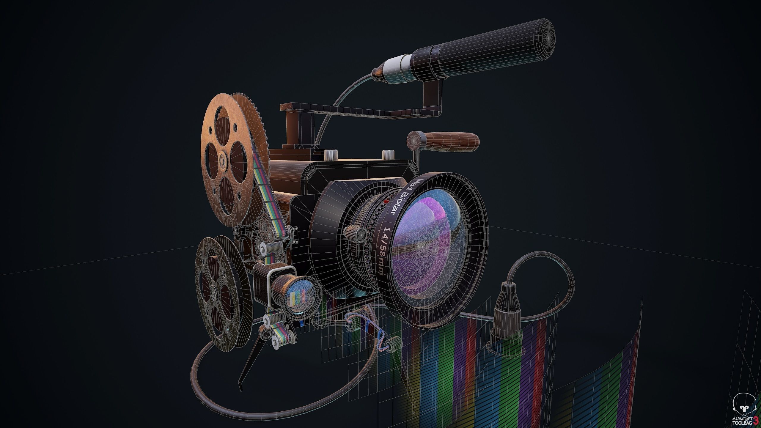 Mad Camera 3D model animated rigged | CGTrader