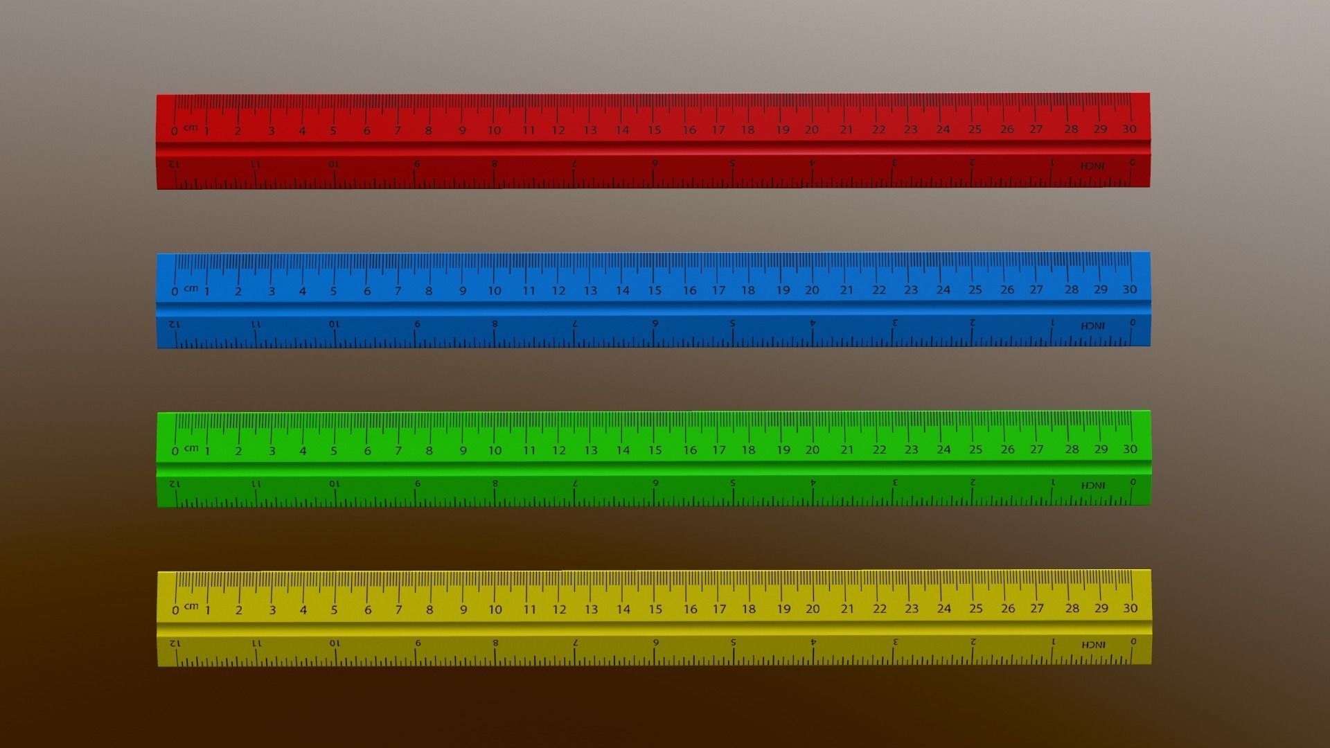 3D model Rulers VR / AR / low-poly | CGTrader