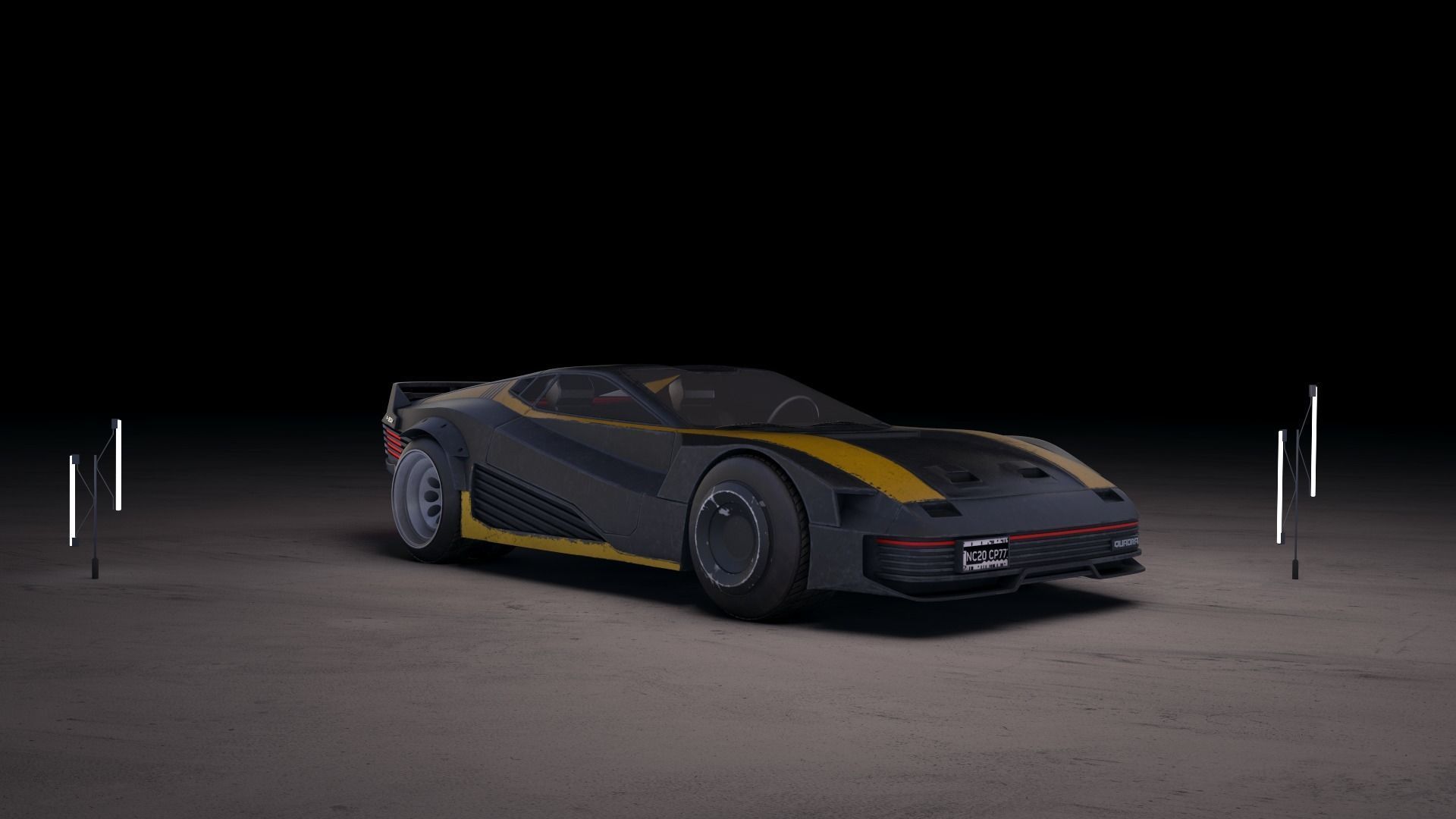 3D model Quadra-V-tech from the game Cyberpunk 2077