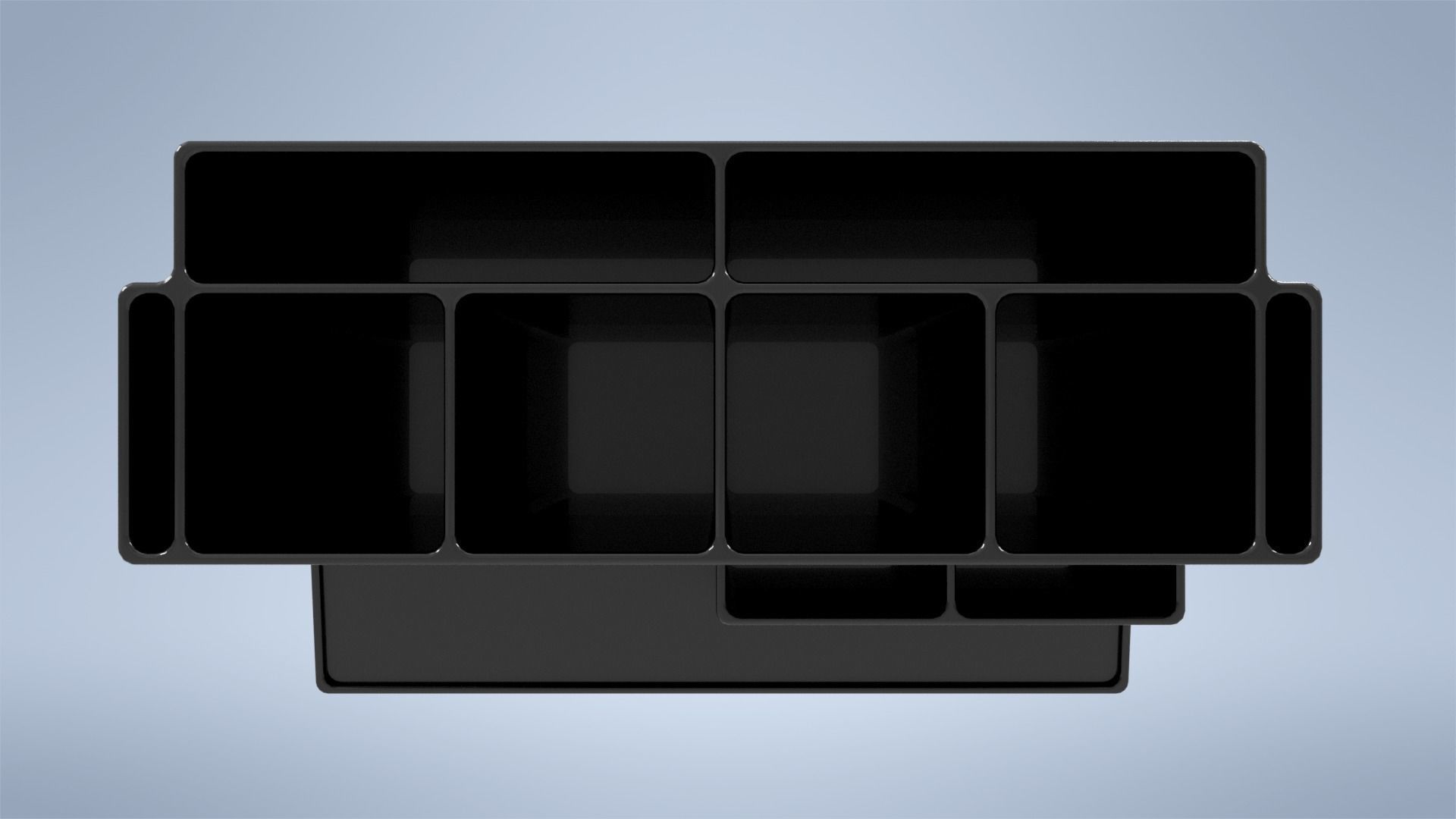 Desk organizer 3D model 3D printable | CGTrader