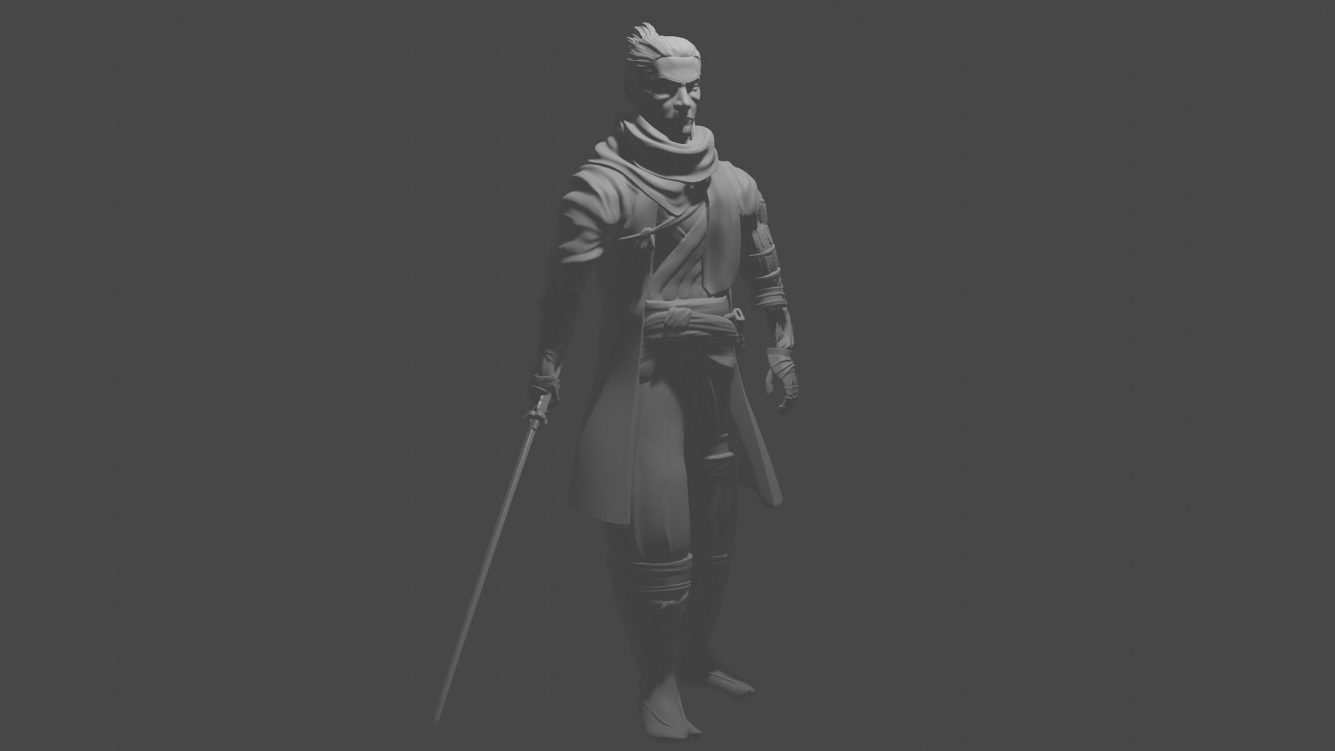 Sekiro shadows die twice sculpture for 3d printing 3D model 3D ...