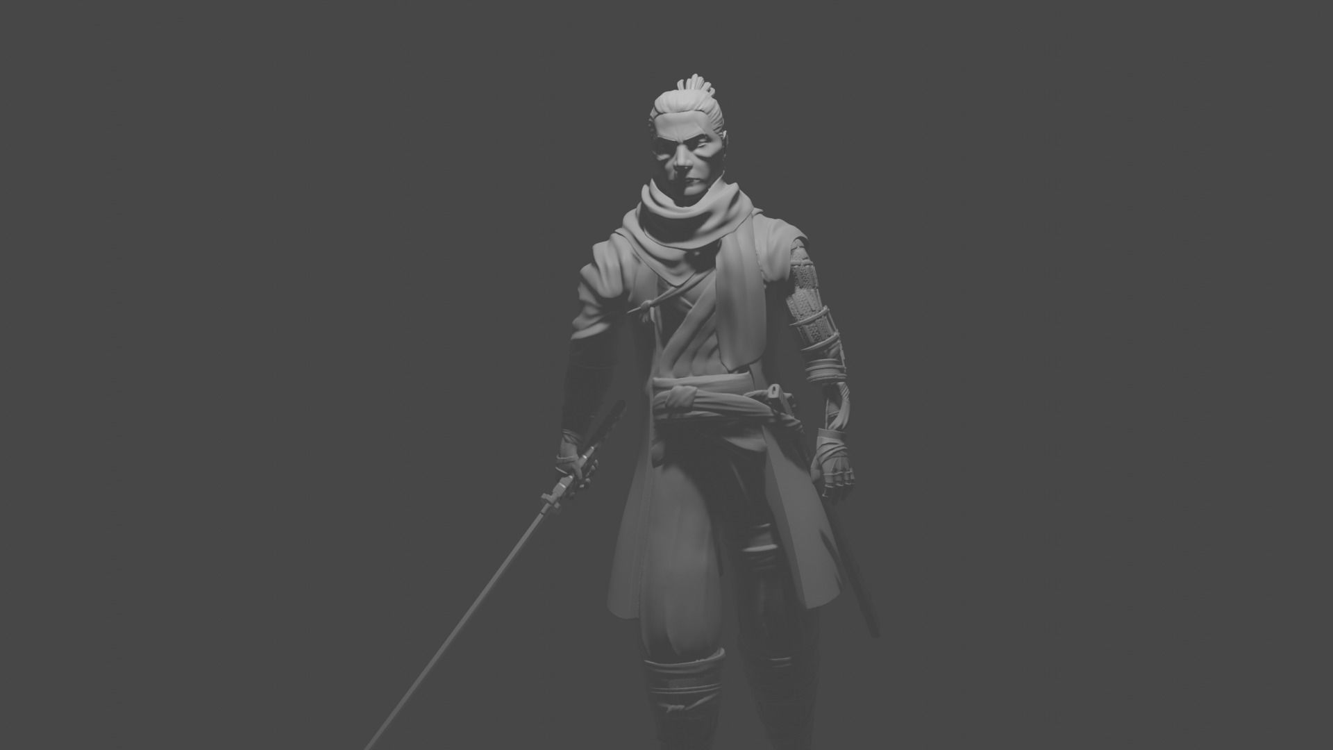 Sekiro shadows die twice sculpture for 3d printing 3D model 3D ...