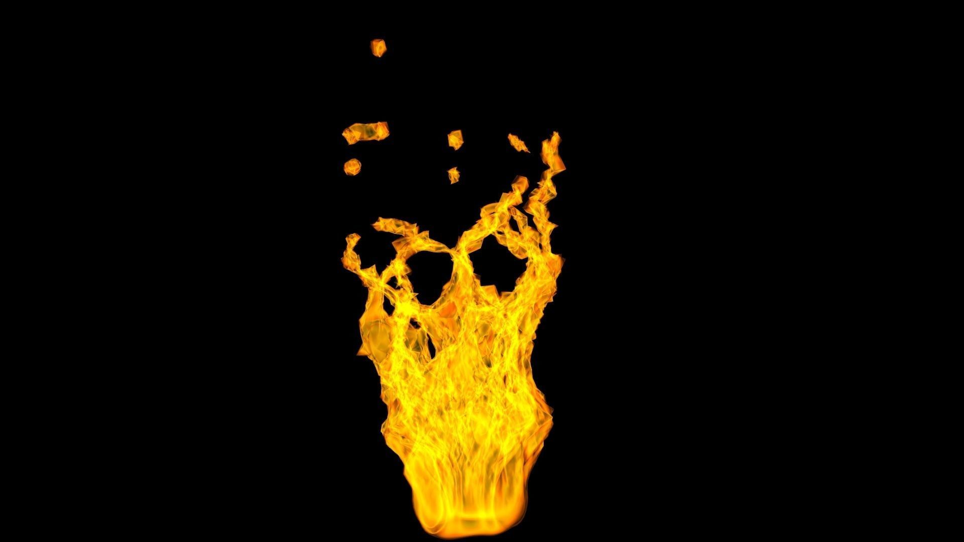 3D Fire animation 3D model animated | CGTrader