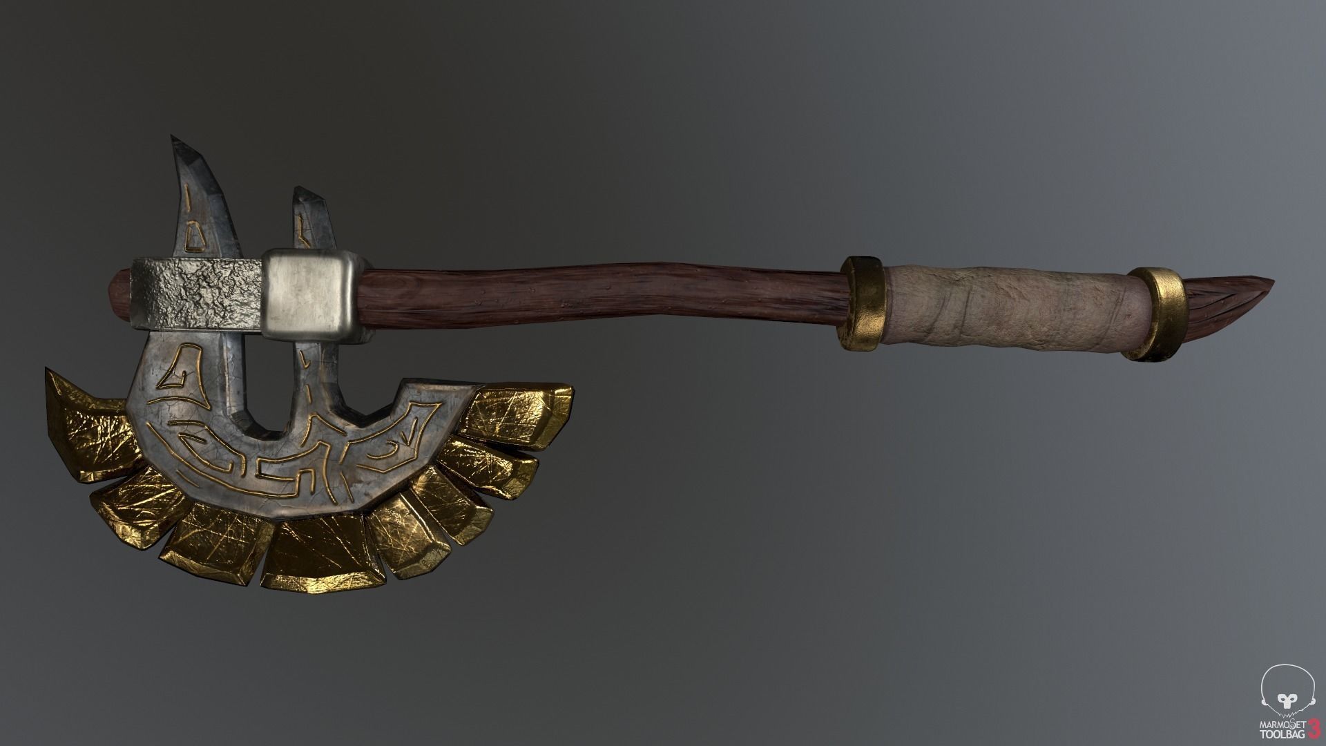 3D model Stylised Axe Prop VR / AR / low-poly | CGTrader