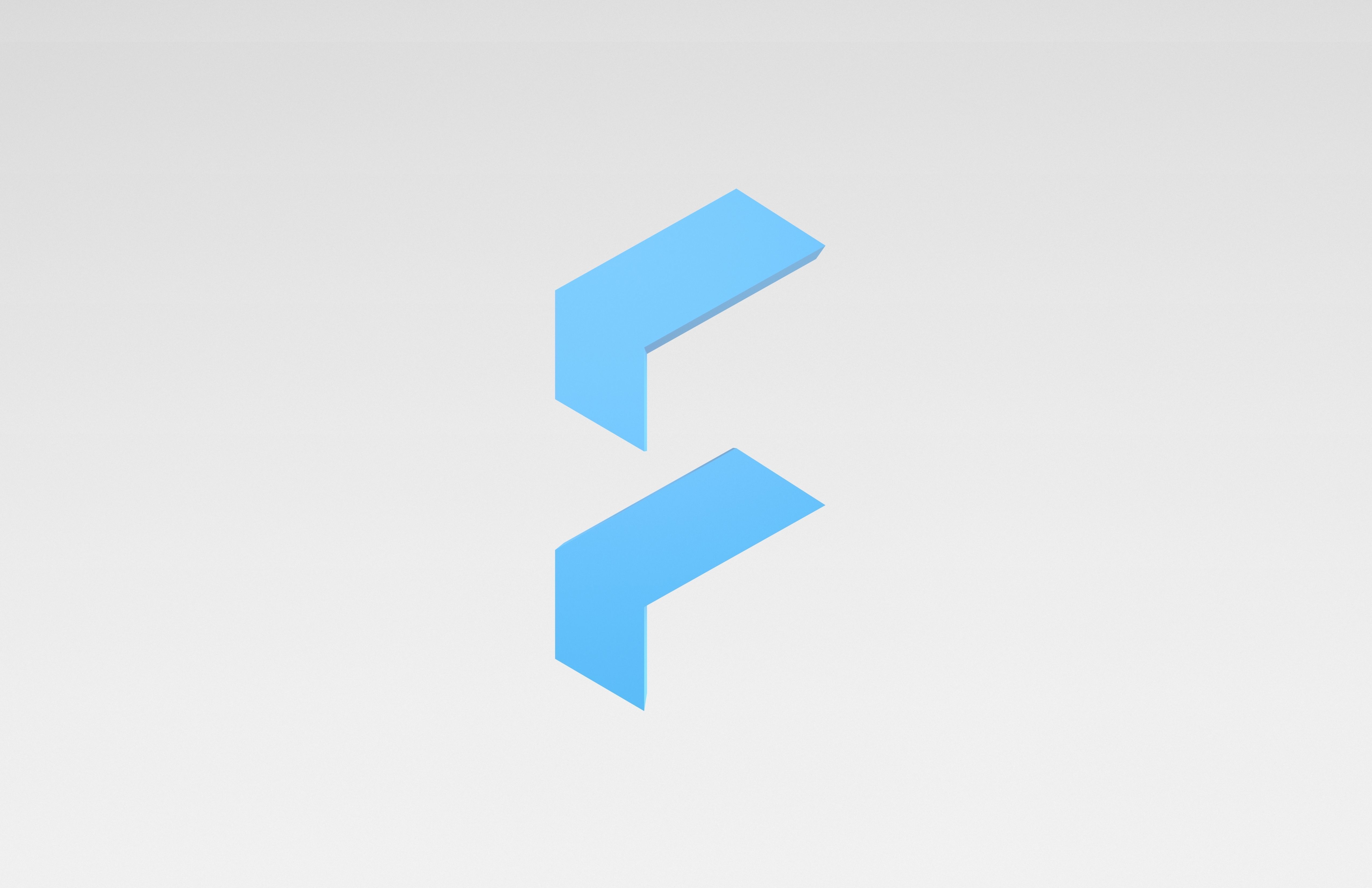 Fractal Design Logo v1 004 free VR / AR / low-poly 3D model | CGTrader