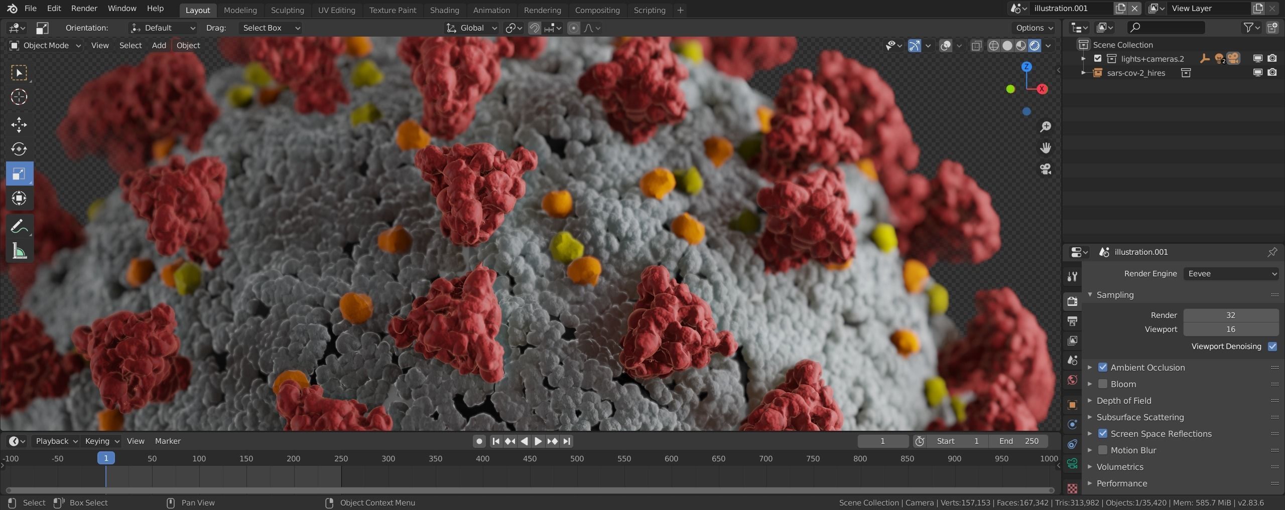 Corona Virus 3D model | CGTrader