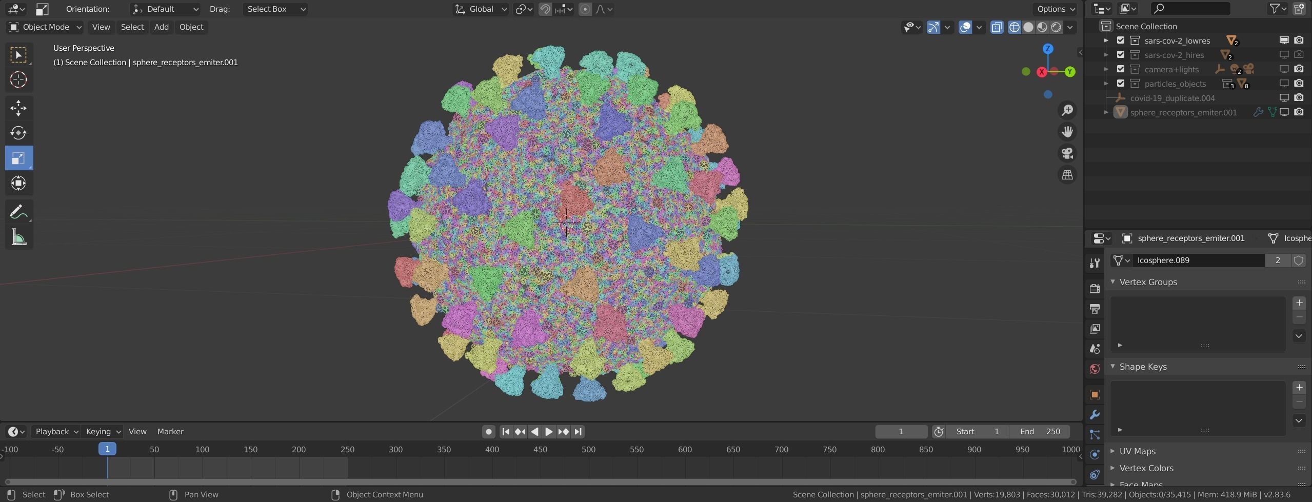 Corona Virus 3D model | CGTrader