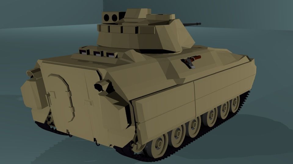 M3 Bradley 3D model | CGTrader