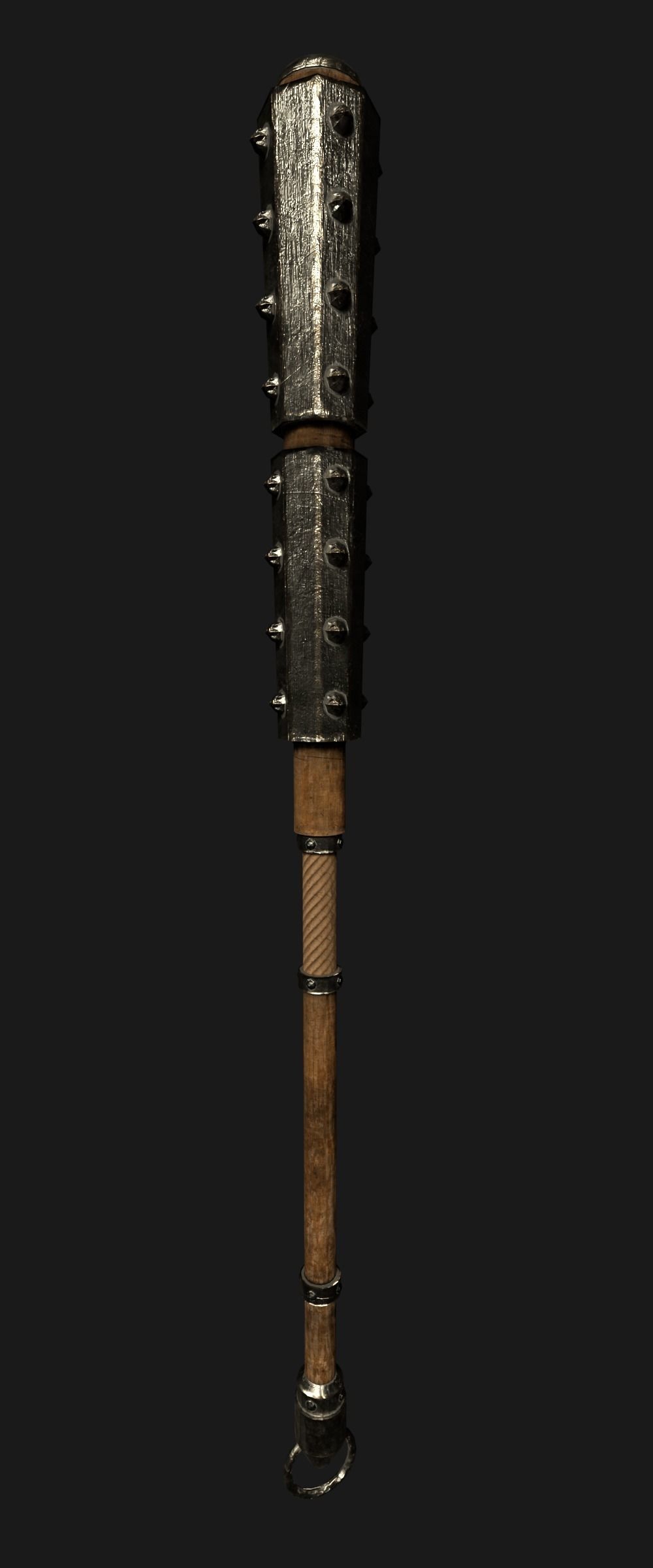 3D model Kanabo Club - Wooden Mace VR / AR / low-poly | CGTrader