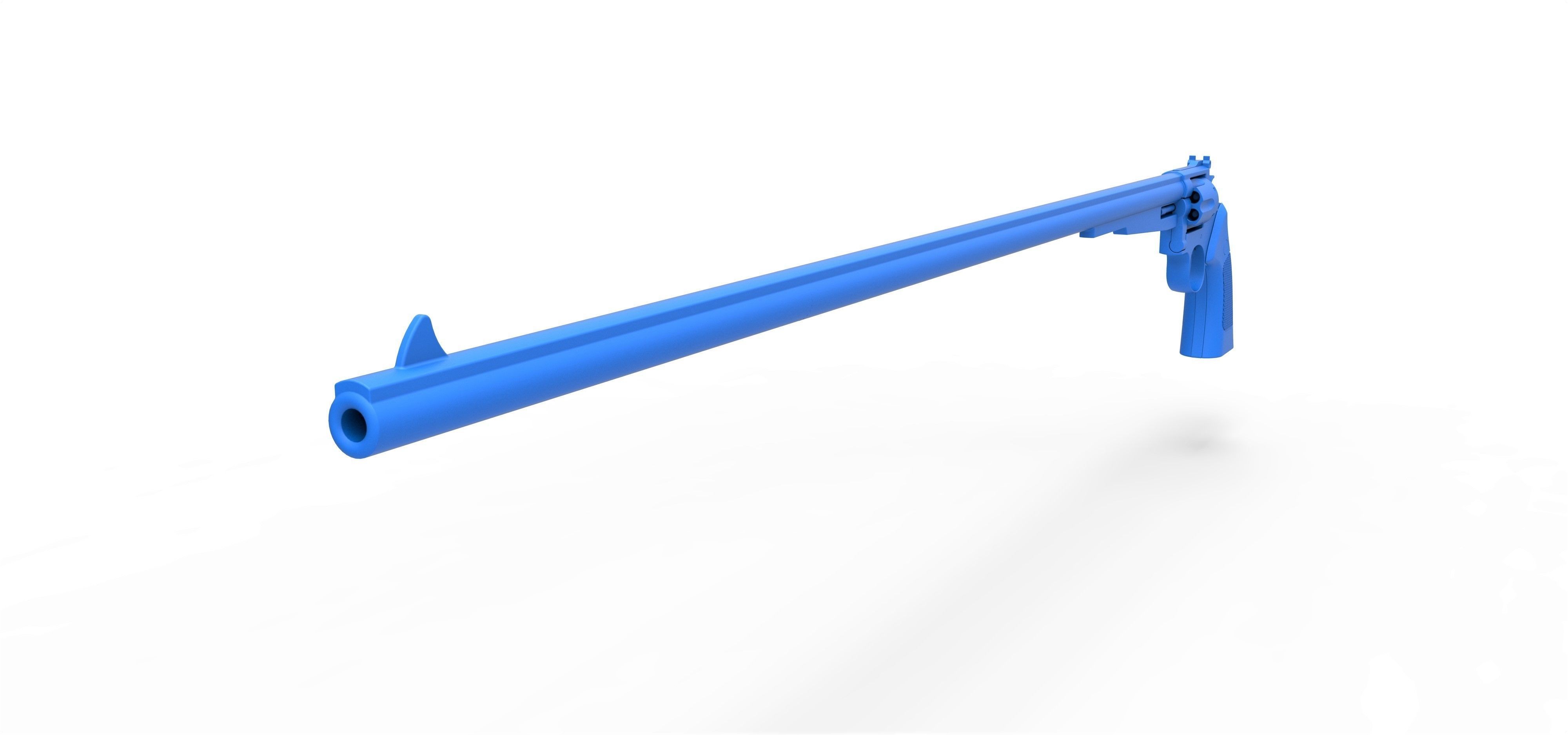 Long barrel revolver of Joker from the movie Batman 1989 3D model ...