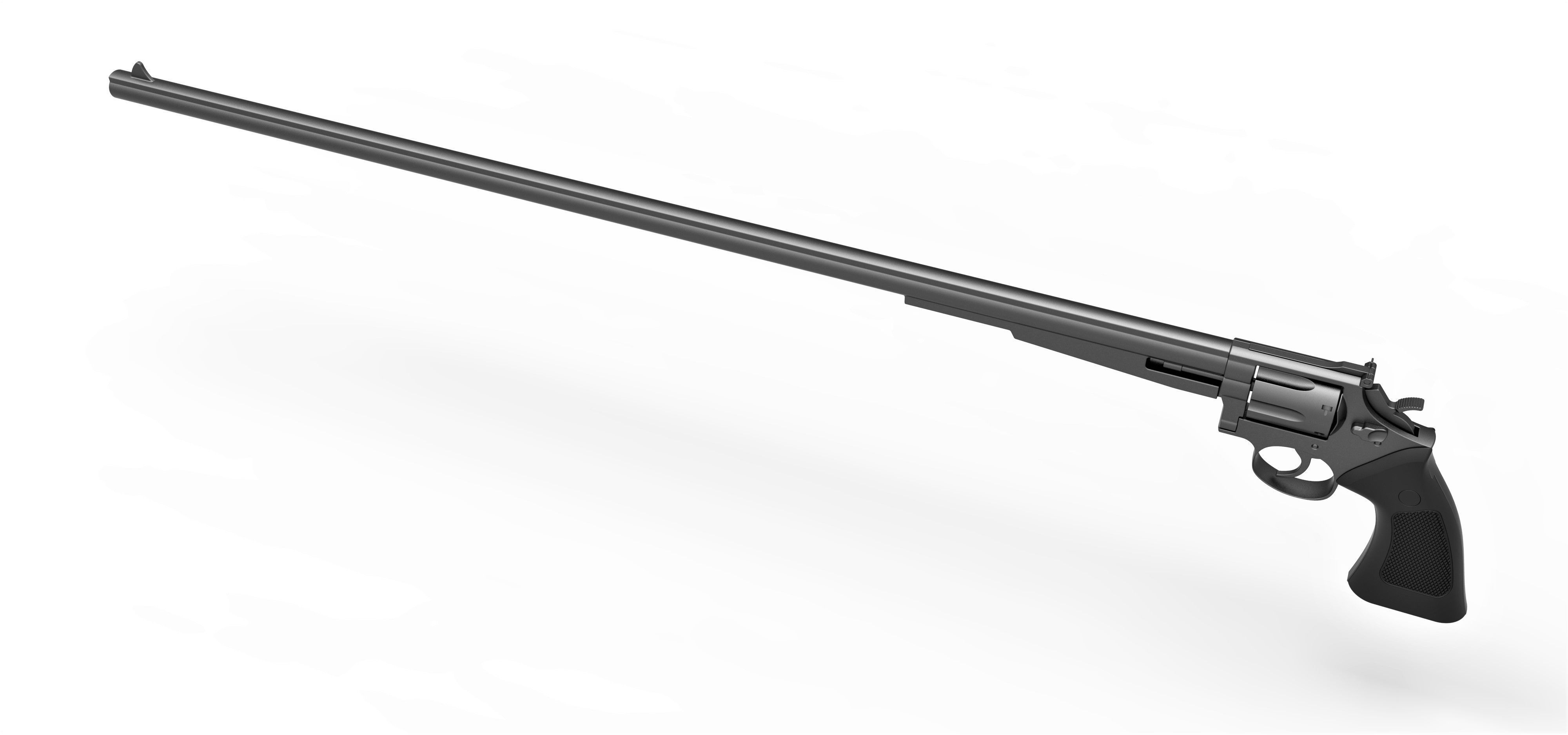 Long barrel revolver of Joker from the movie Batman 1989 3D model ...