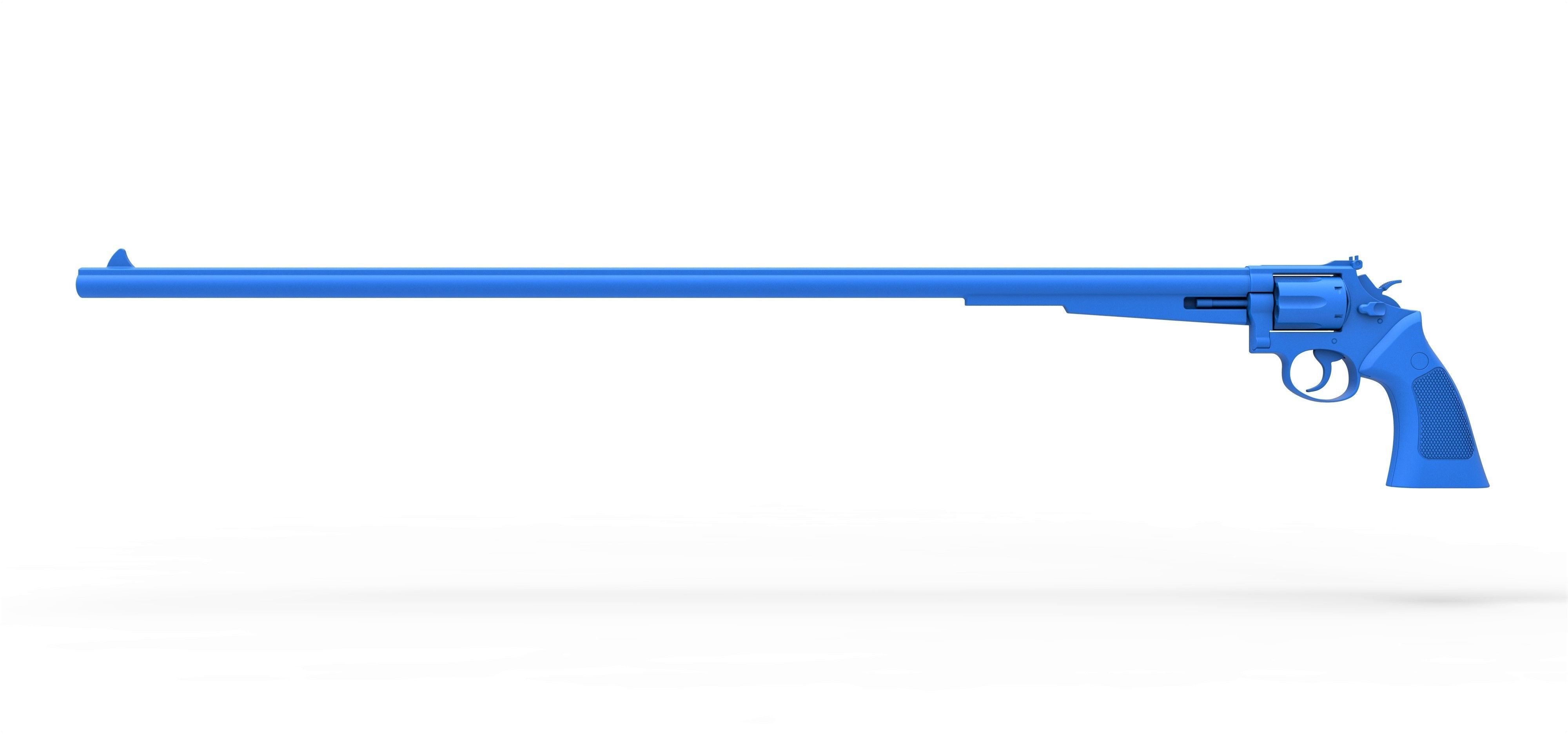 Long barrel revolver of Joker from the movie Batman 1989 3D model ...