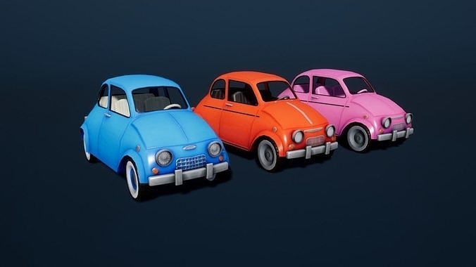 3D model Stylized Car 03 VR / AR / low-poly | CGTrader