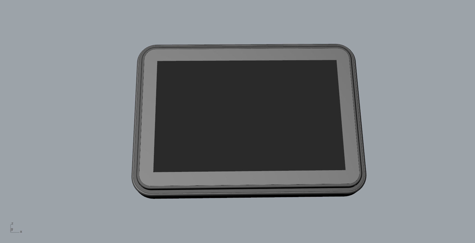 Pad display design black 3D model 3D printable | CGTrader