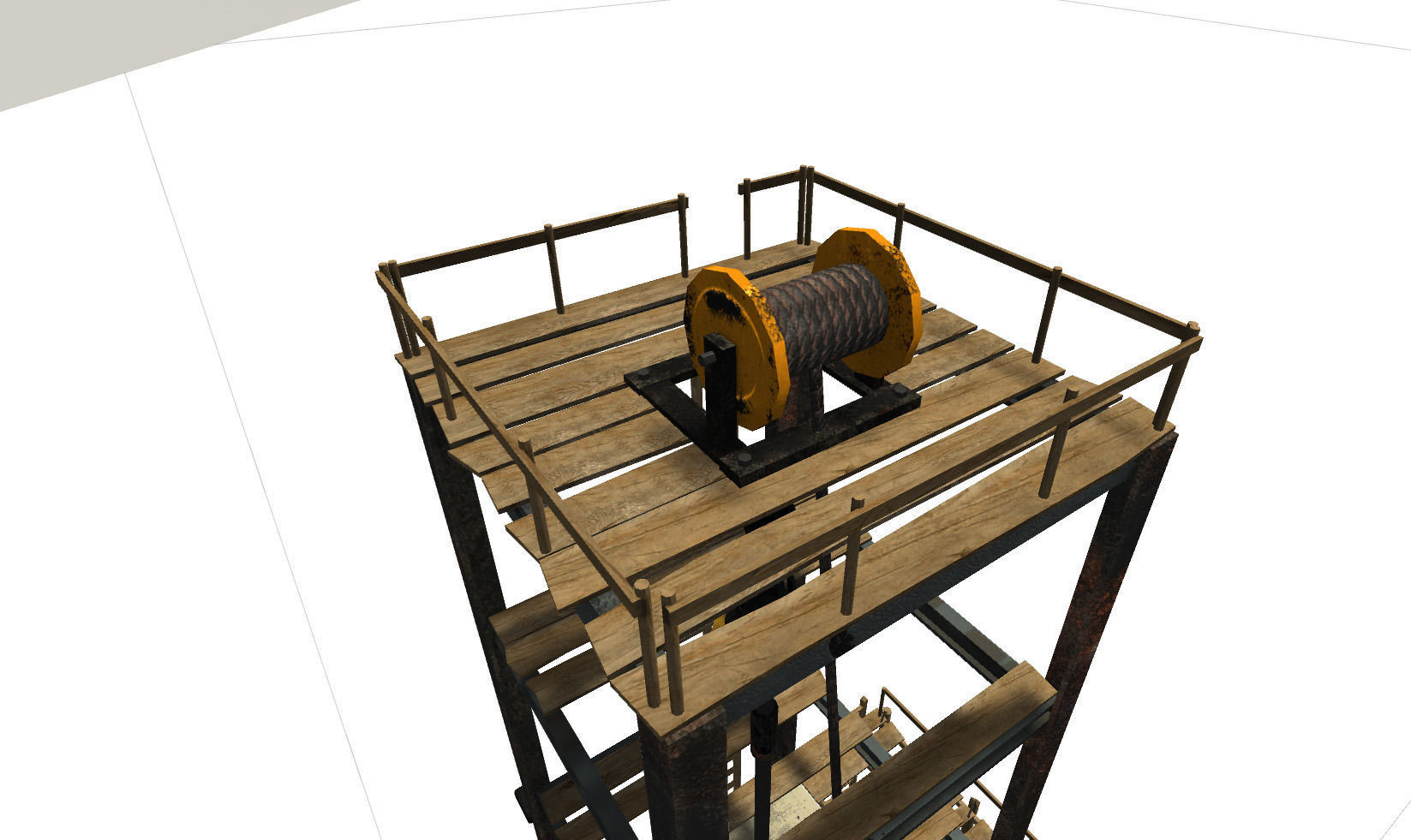 3D model Oil Rig Tower VR / AR / low-poly | CGTrader