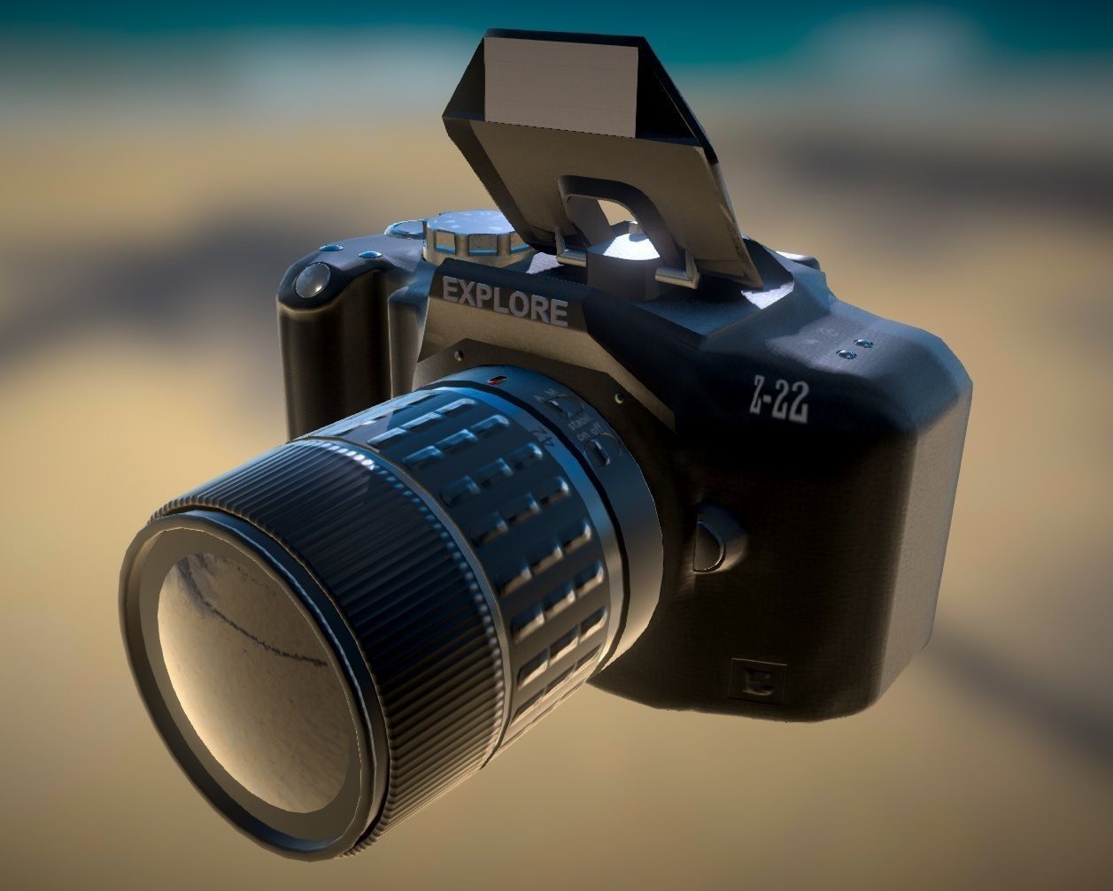 DSLR Camera 3D model | CGTrader