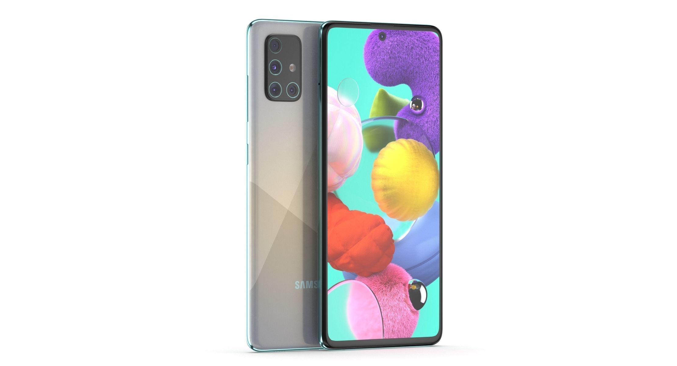 Samsung Galaxy A51 and A71 All Colors 3D model | CGTrader
