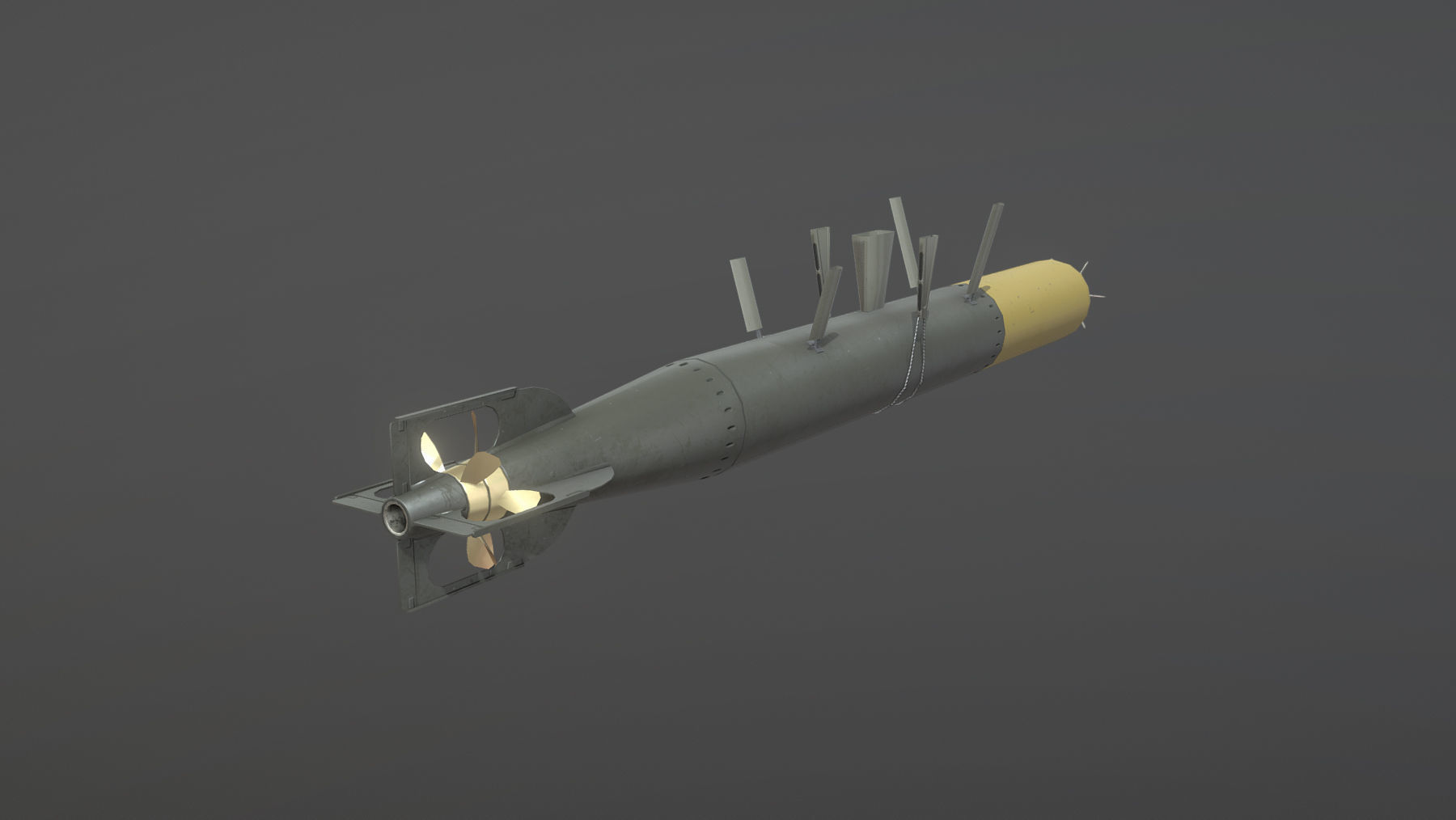 3D model UK Torpedo MarkXII VR / AR / low-poly rigged | CGTrader