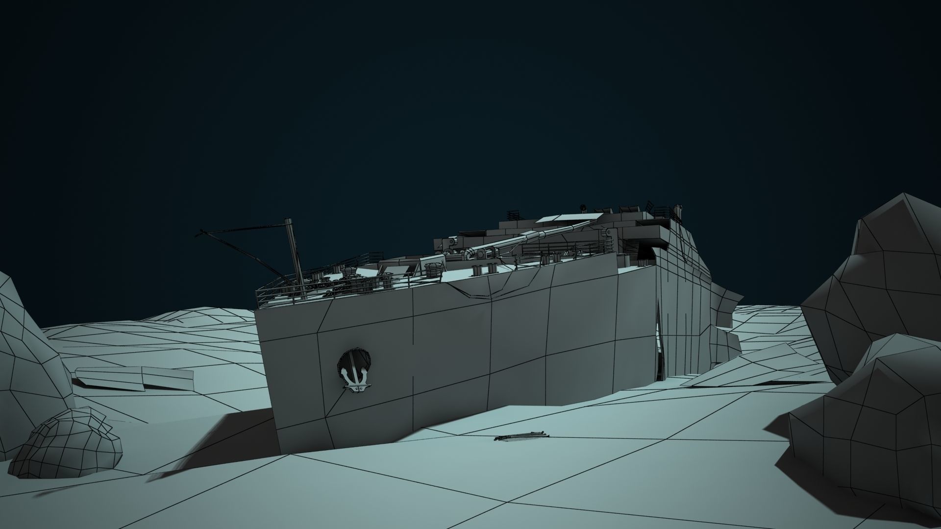 3D model Titanic Wreck VR / AR / low-poly | CGTrader