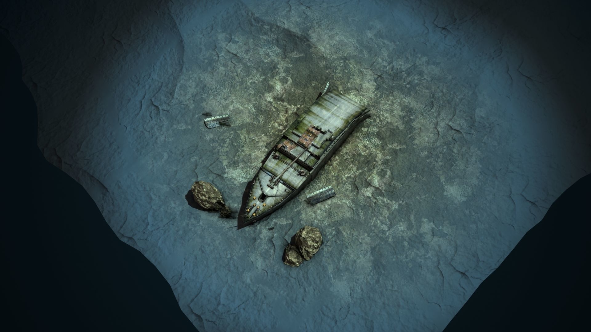 3D model Titanic Wreck VR / AR / low-poly | CGTrader