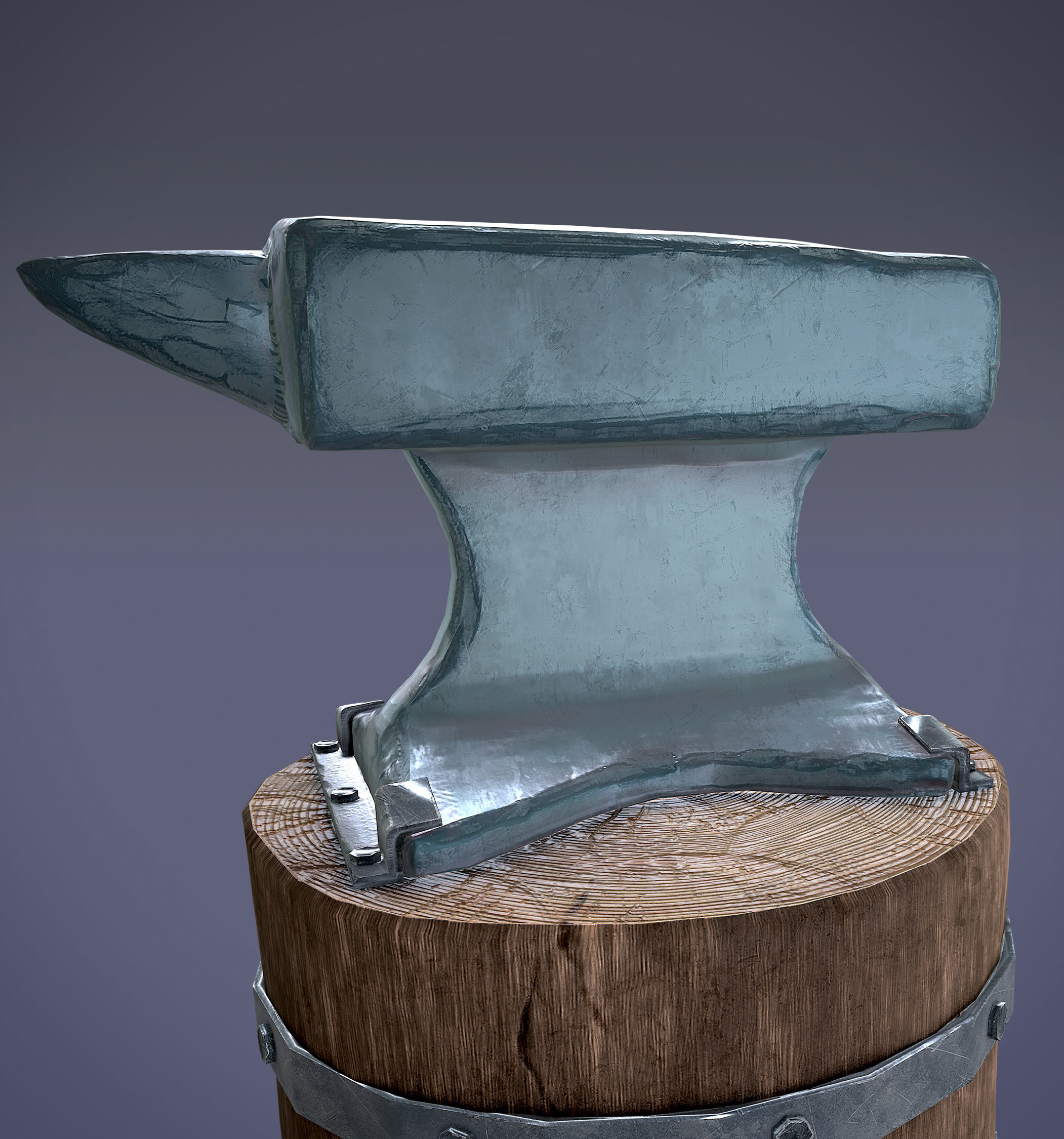 3D model Low Poly Anvil VR / AR / low-poly | CGTrader