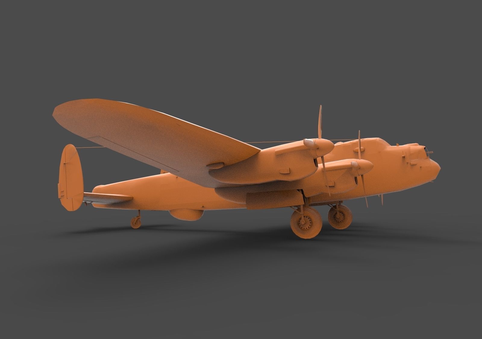 Avro Lancaster 3D model 3D printable | CGTrader