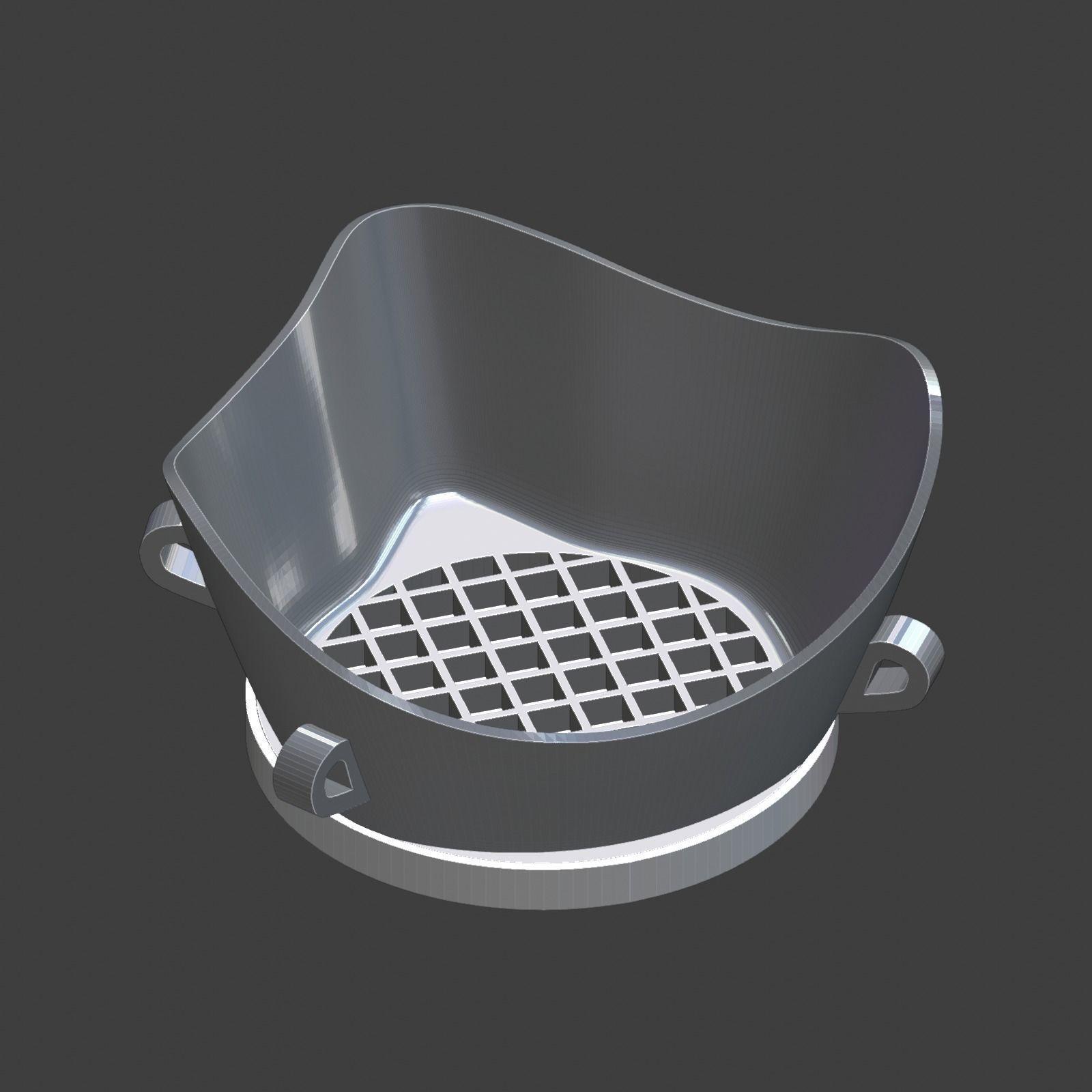 Slim Reusable Air Mask Respirator 3D model 3D printable | CGTrader