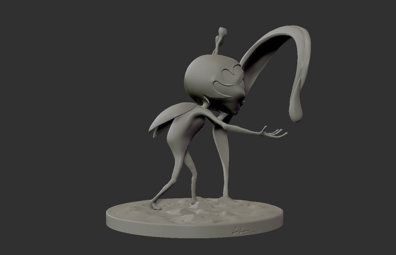 Ladybug sculpture for 3D print 3D model 3D printable | CGTrader