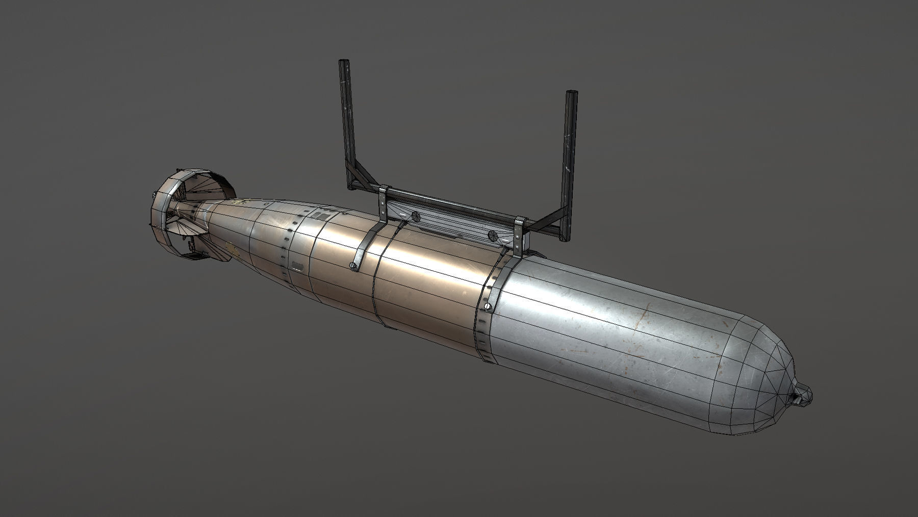 3D model US Torpedo MARK13-2 VR / AR / low-poly rigged | CGTrader