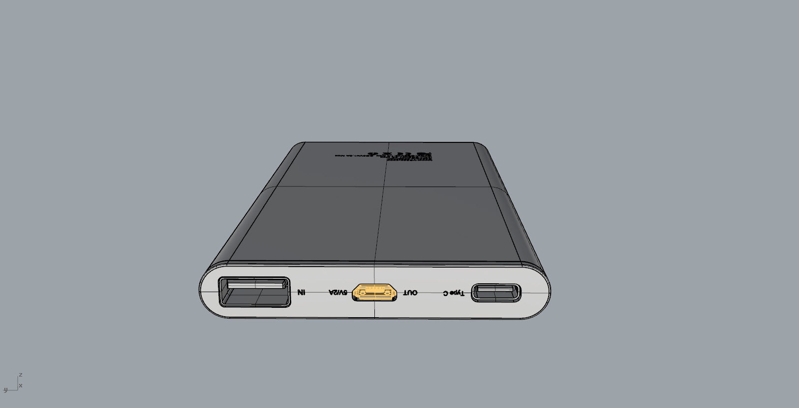Power bank white 3D model 3D printable | CGTrader