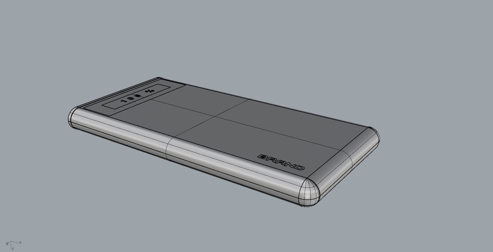 Power bank white 3D model 3D printable | CGTrader