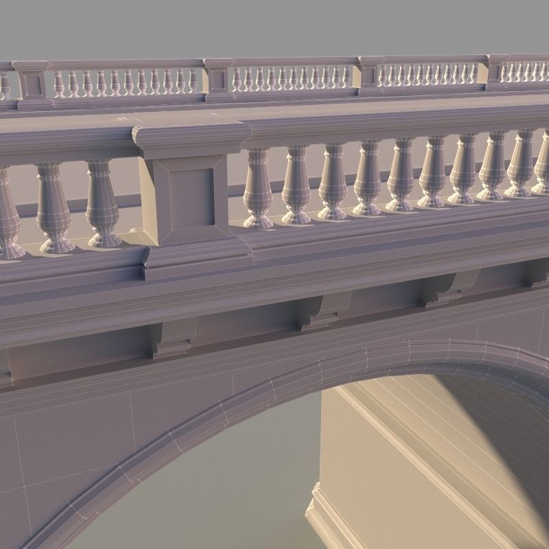 Arched stone bridge 3D model | CGTrader