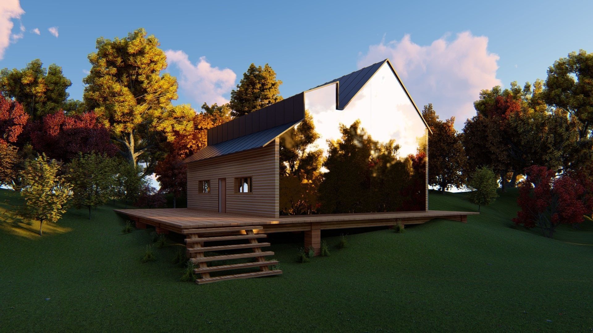 Forest House free 3D model | CGTrader