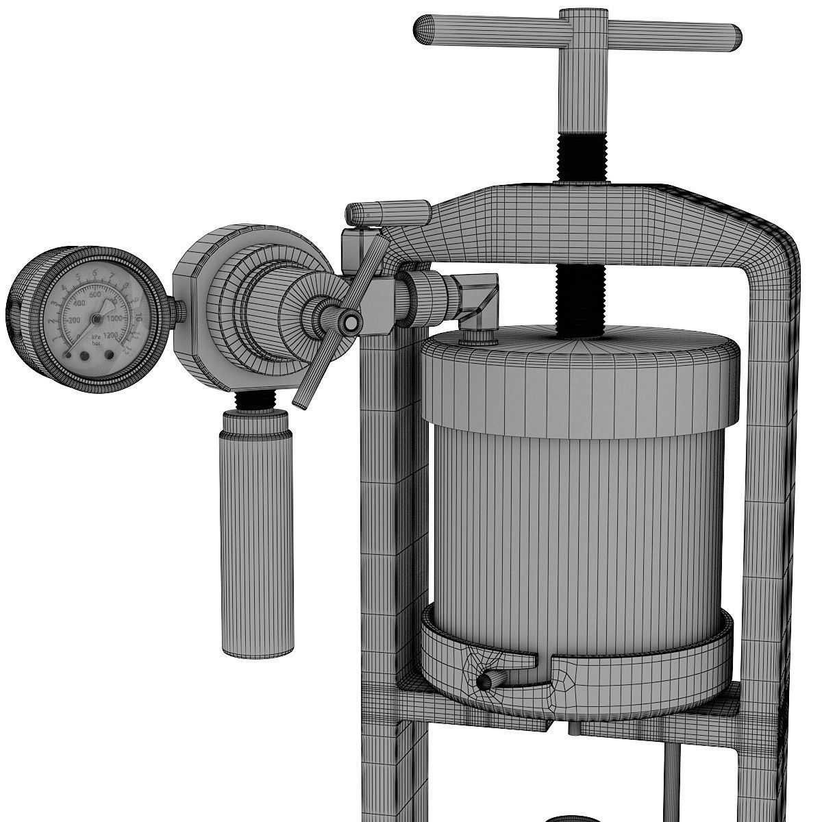 Fann - Filter Press Series 300 Lplt 3D model | CGTrader