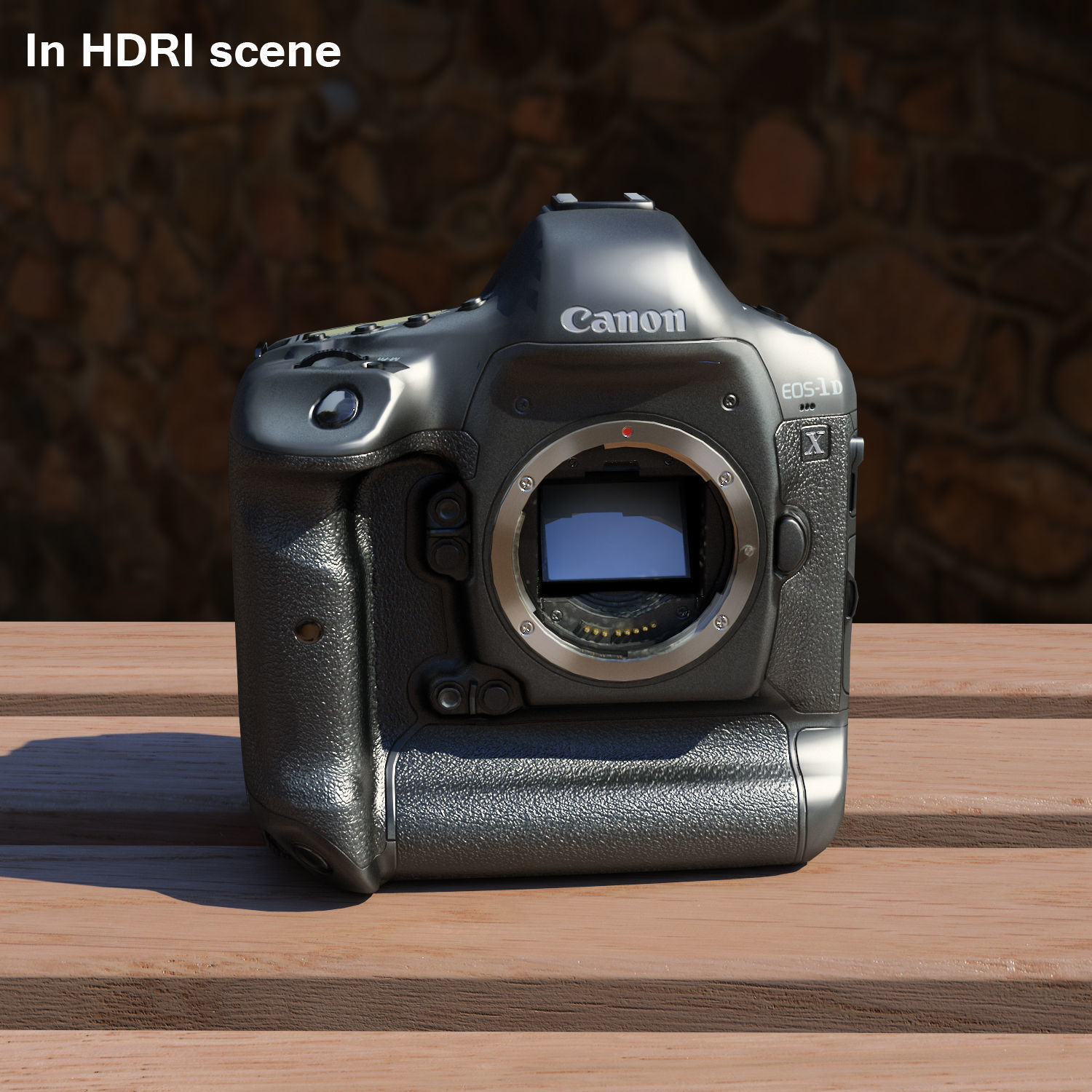 3D model Canon EOS-1D X DSLR camera VR / AR / low-poly | CGTrader