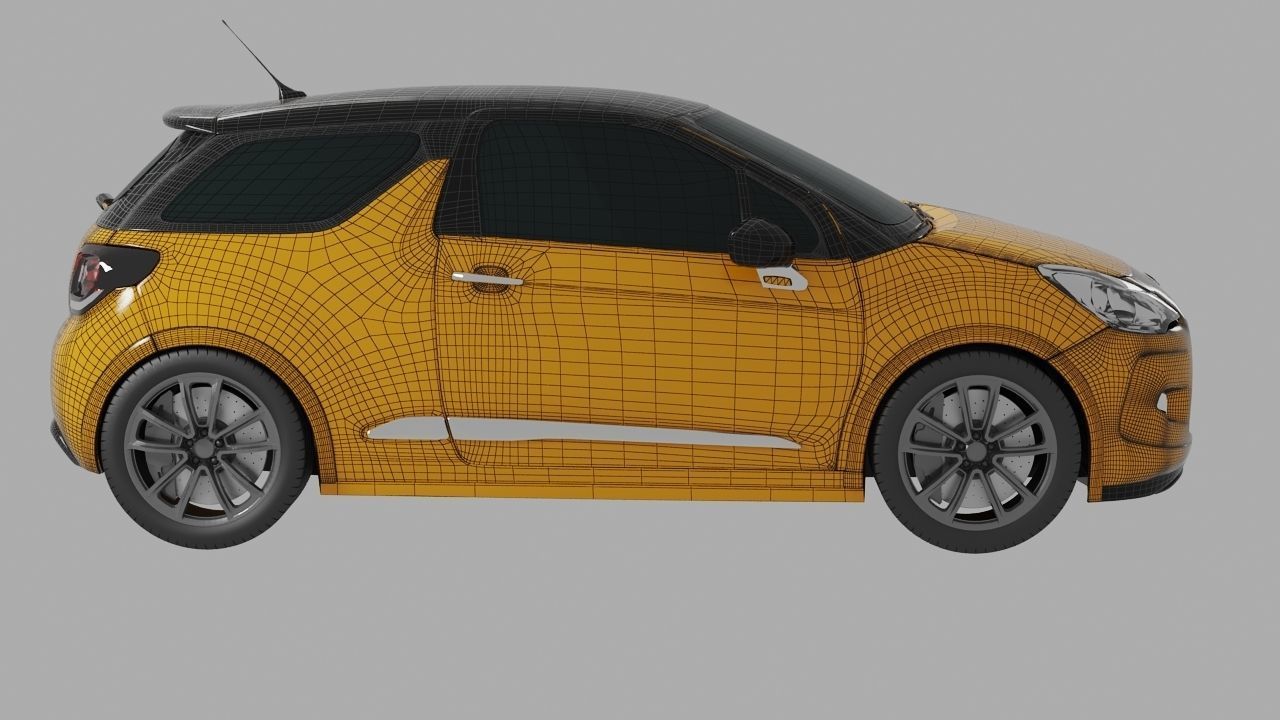 Citroen Ds3 Car 3D Model 3D model | CGTrader