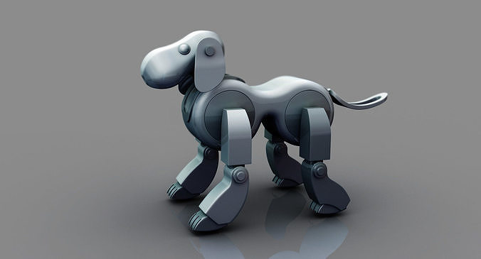 robot dog 3d model 3D model | CGTrader