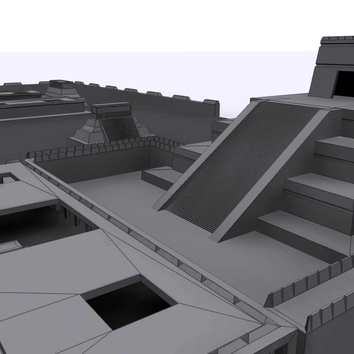 TENOCHTITLAN 3D ANCIENT CITY MAX 2010 3D model | CGTrader
