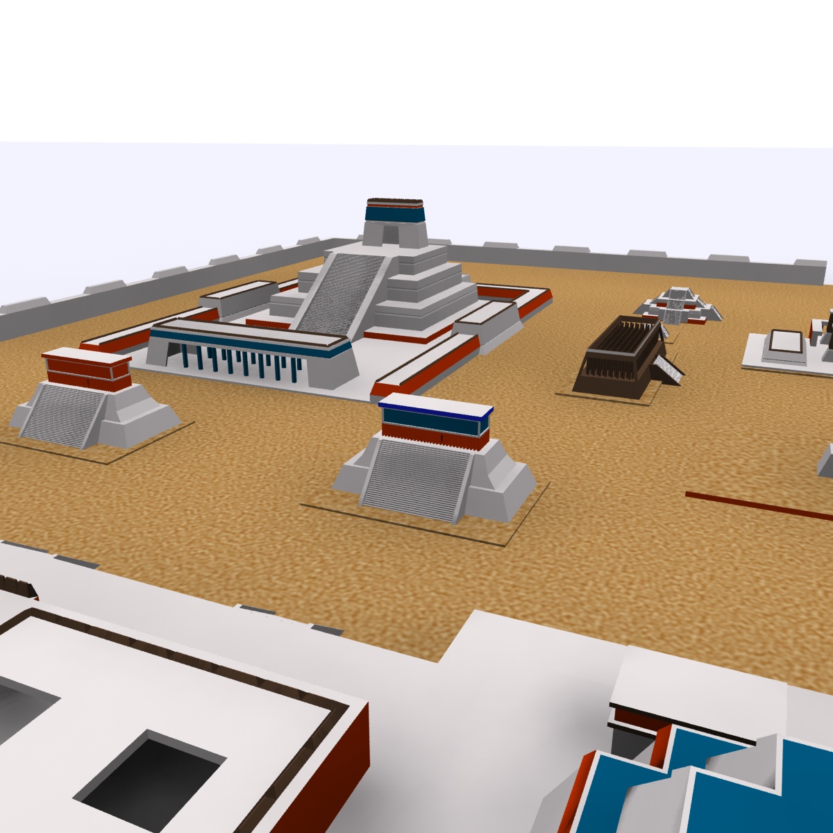 TENOCHTITLAN 3D ANCIENT CITY MAX 2010 3D model | CGTrader