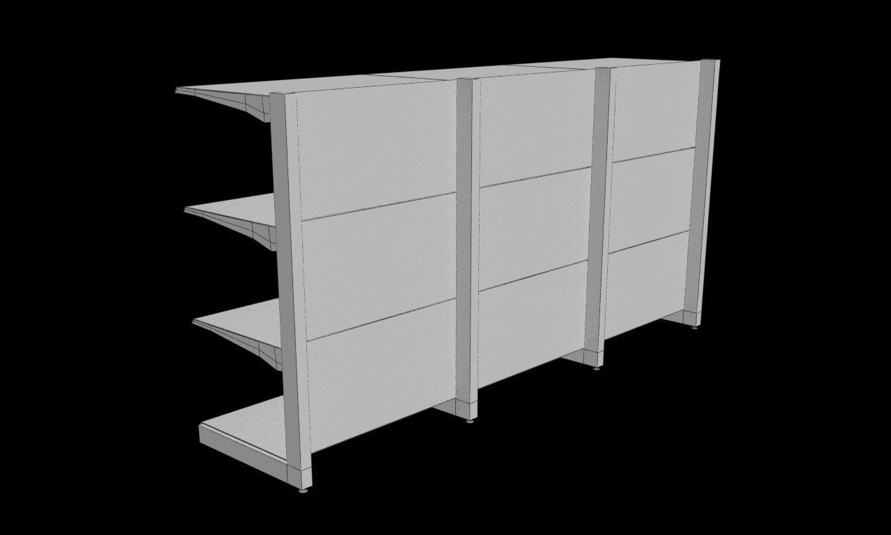 3D model Sales shelf VR / AR / low-poly | CGTrader