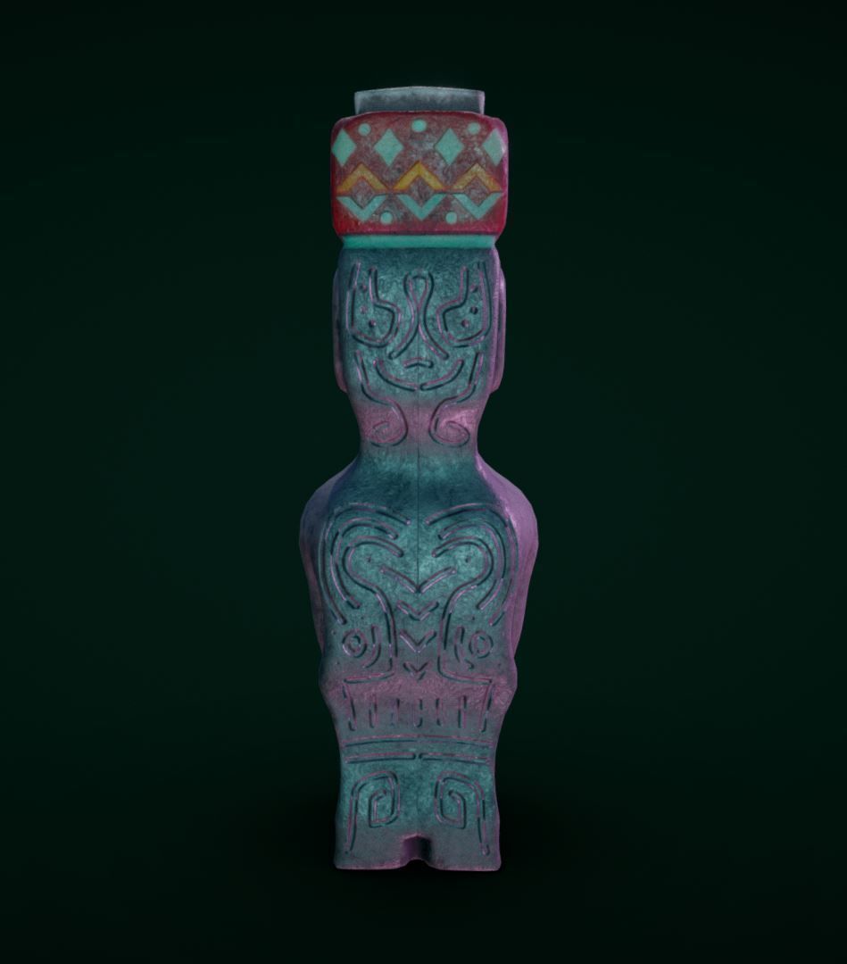 Moai Character 3D model | CGTrader