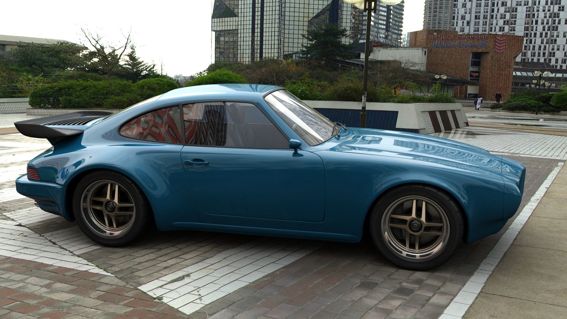 Porschentiac 911 Firebird 3D model | CGTrader