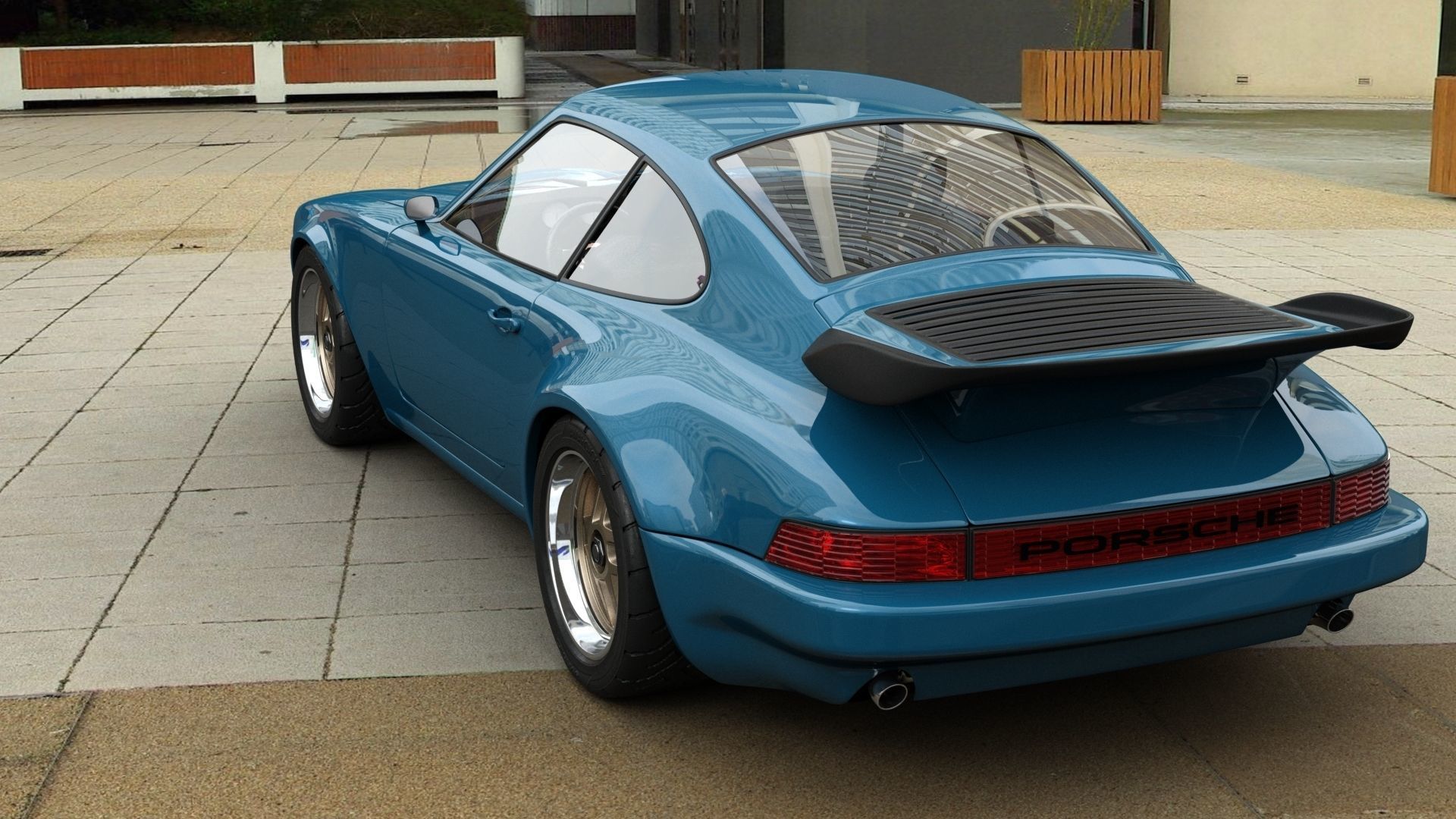 Porschentiac 911 Firebird 3D model | CGTrader