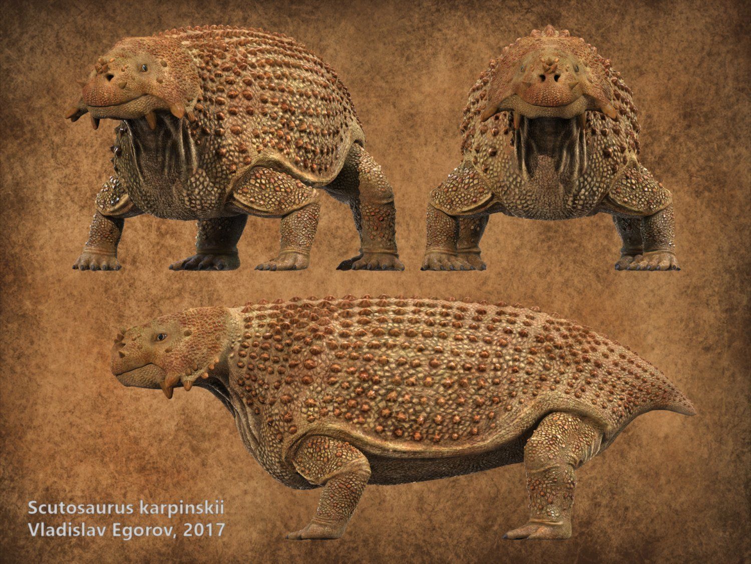 Extinct animals pack version 7 3D model | CGTrader