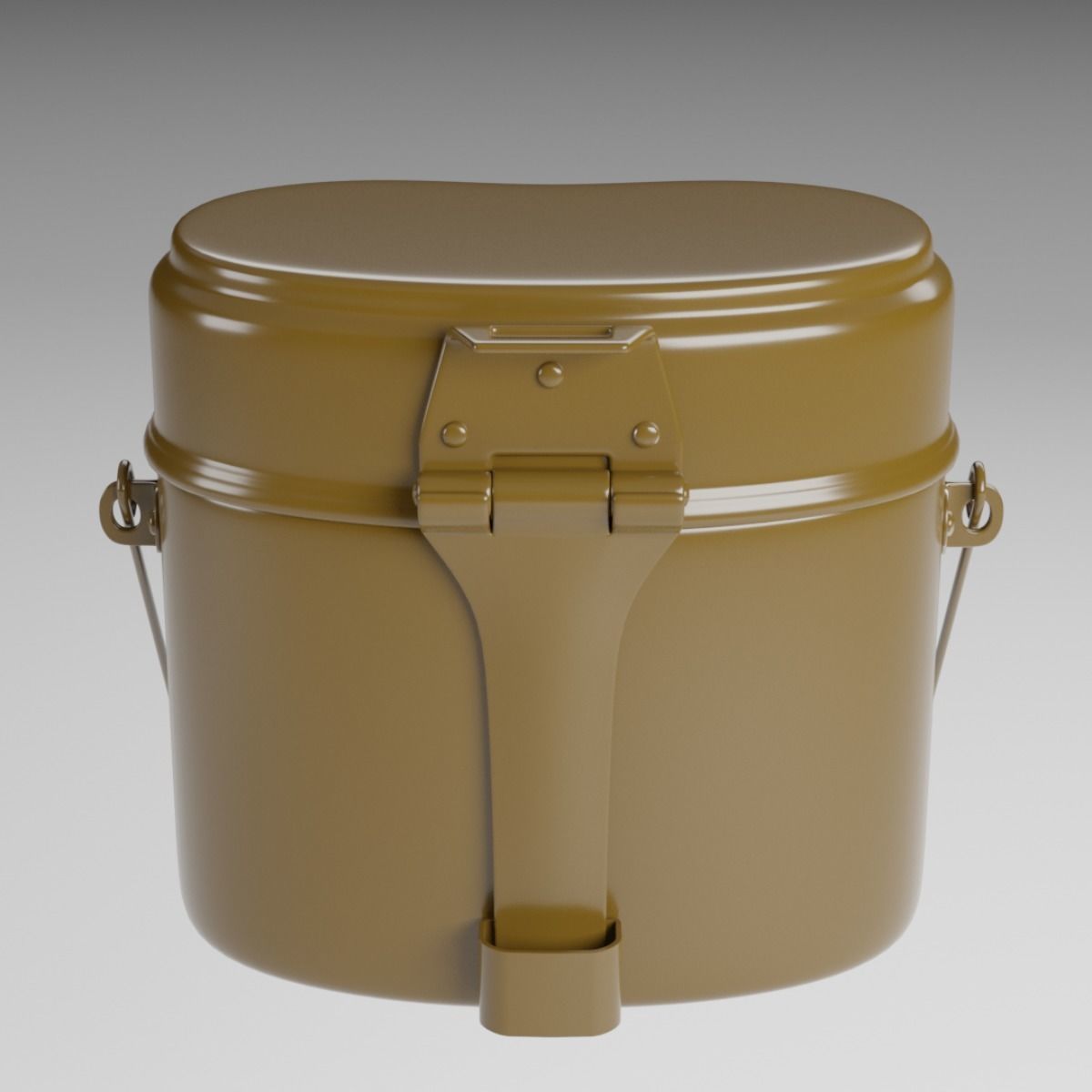 Army Billy Can 3D model | CGTrader