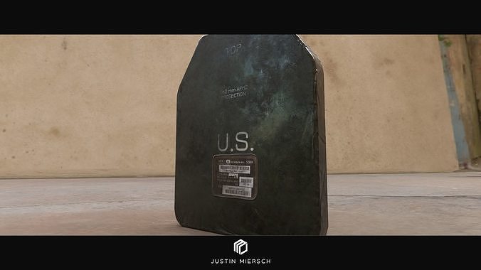 3D model SAPI Body Plate - Game Ready PBR VR / AR / low-poly | CGTrader