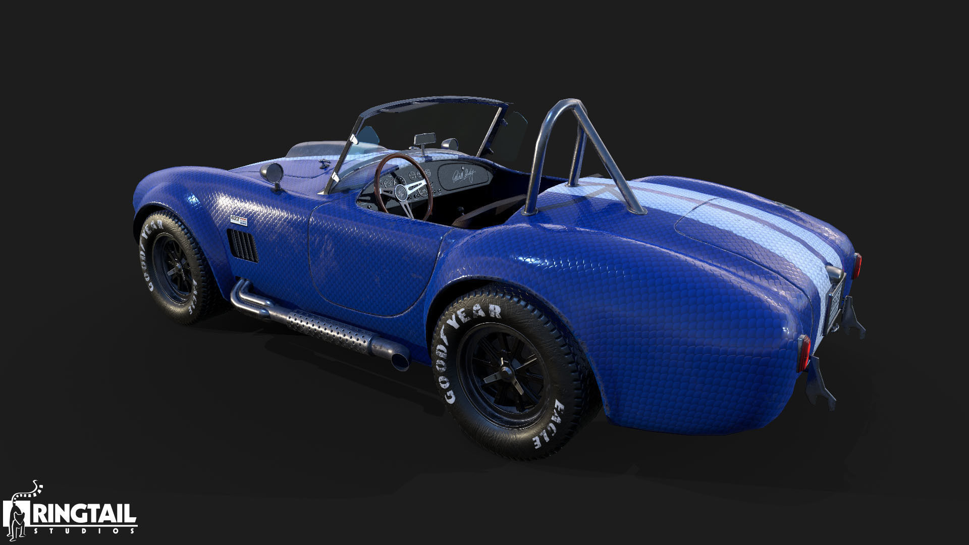 3D model Cobra Car VR / AR / low-poly | CGTrader