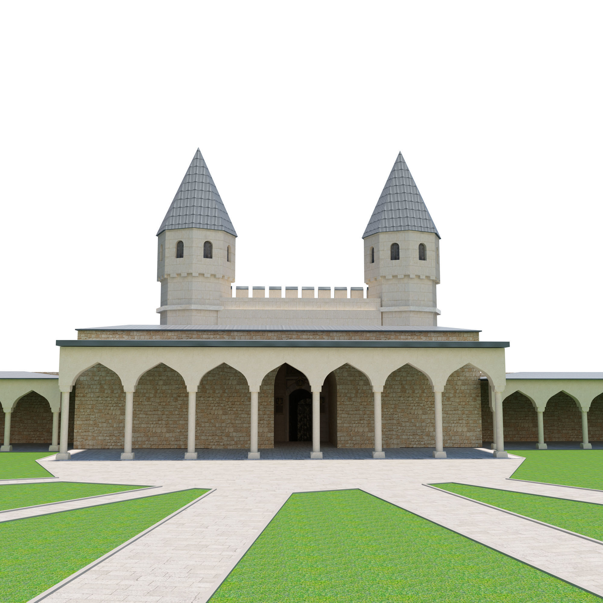 Topkapi Palace full exterior scene 3D model | CGTrader